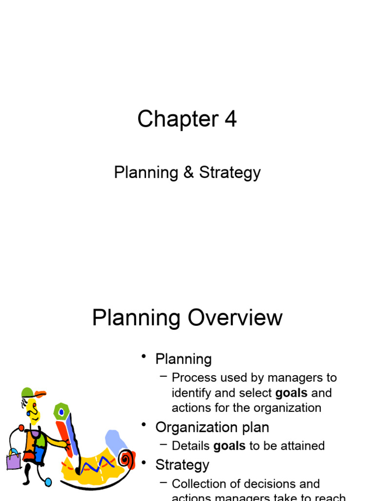 Chapter 4 Planning & Strategy | PDF