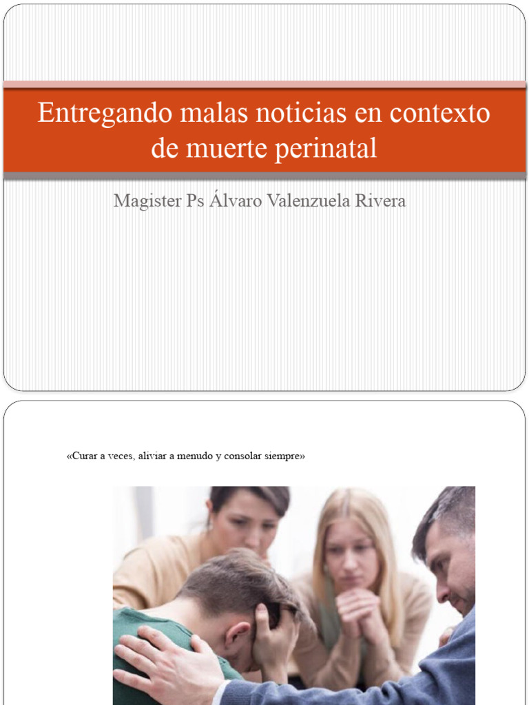 Entregando Malas Noticias en Contexto de Muerte Perinatal | PDF