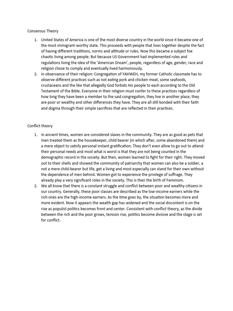 Consensus Theory | PDF