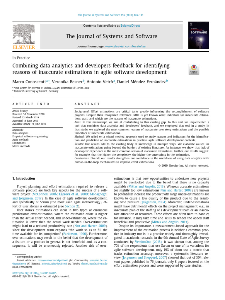 Combining Data Analytics and Developers Feedback For Identifying ... Combining Data Analytics and Developers Feedback For Identifying ...