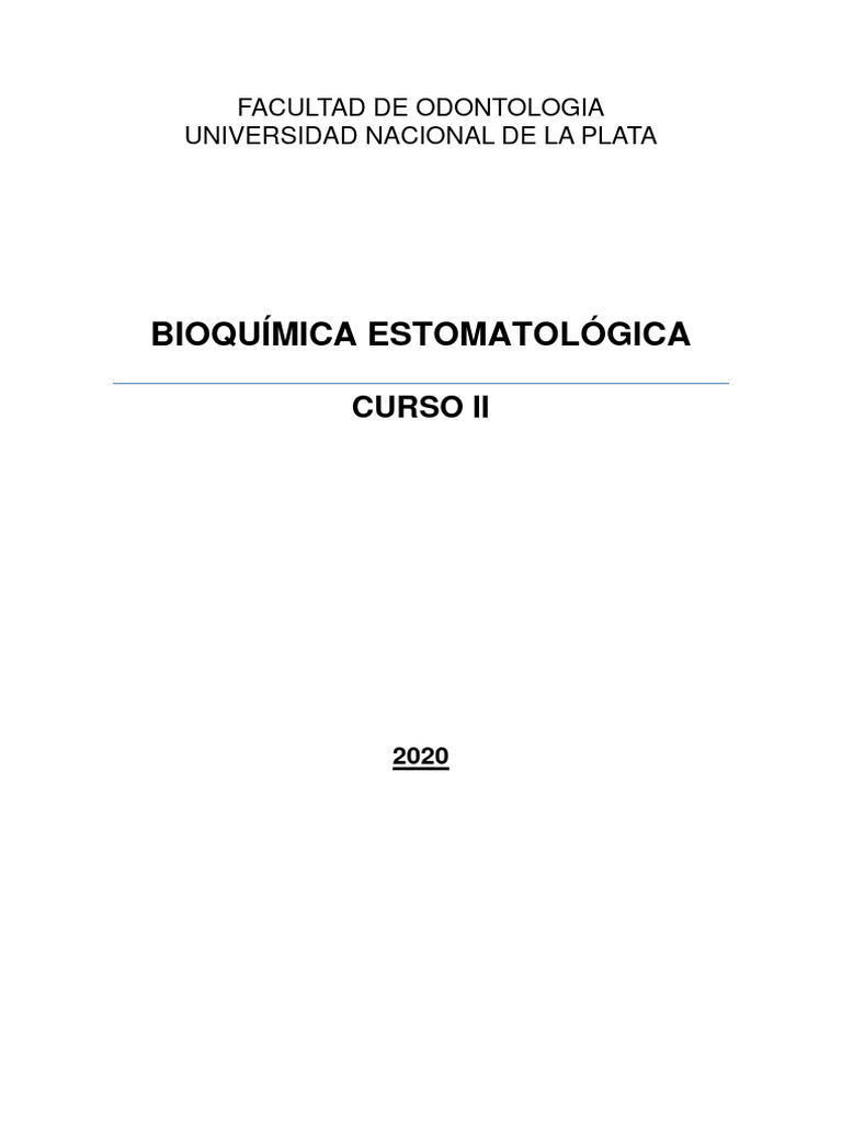 Bioquimica II Guia de Estudios 2020 Completa | PDF