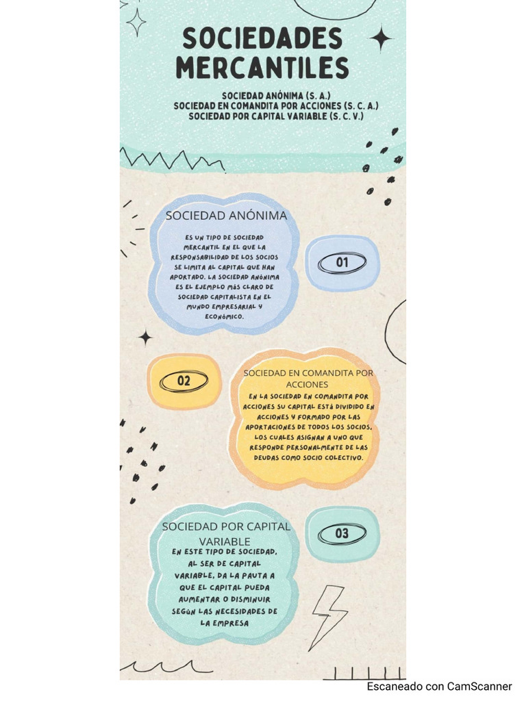 Infografía Sociedades Mercantiles | PDF