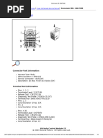 Body Control Module Pinouts | PDF | Switch | Electrical Connector