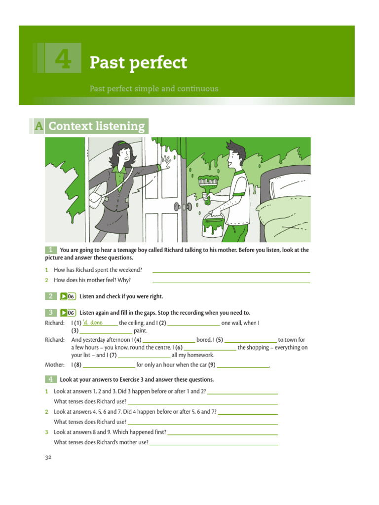 Past Perfect FCE | PDF | Grammatical Tense | Linguistics