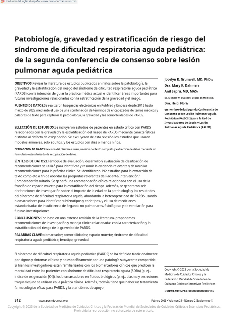 1b-Pathobiology, Severity, and Risk Stratification of Pediatric Acute ...