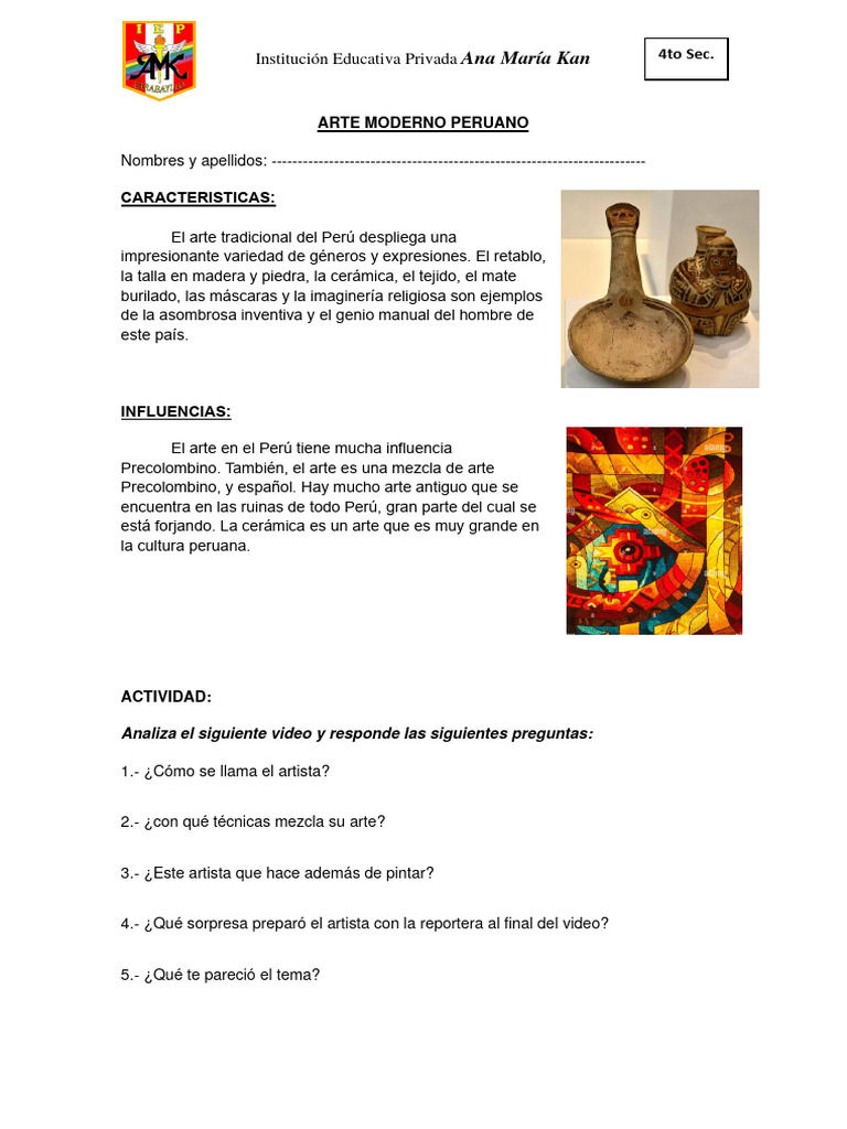 Arte Moderno Peruano | PDF