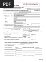Form 20B: (Refer Section 159 of The Companies Act, 1956) | PDF | Equity ...