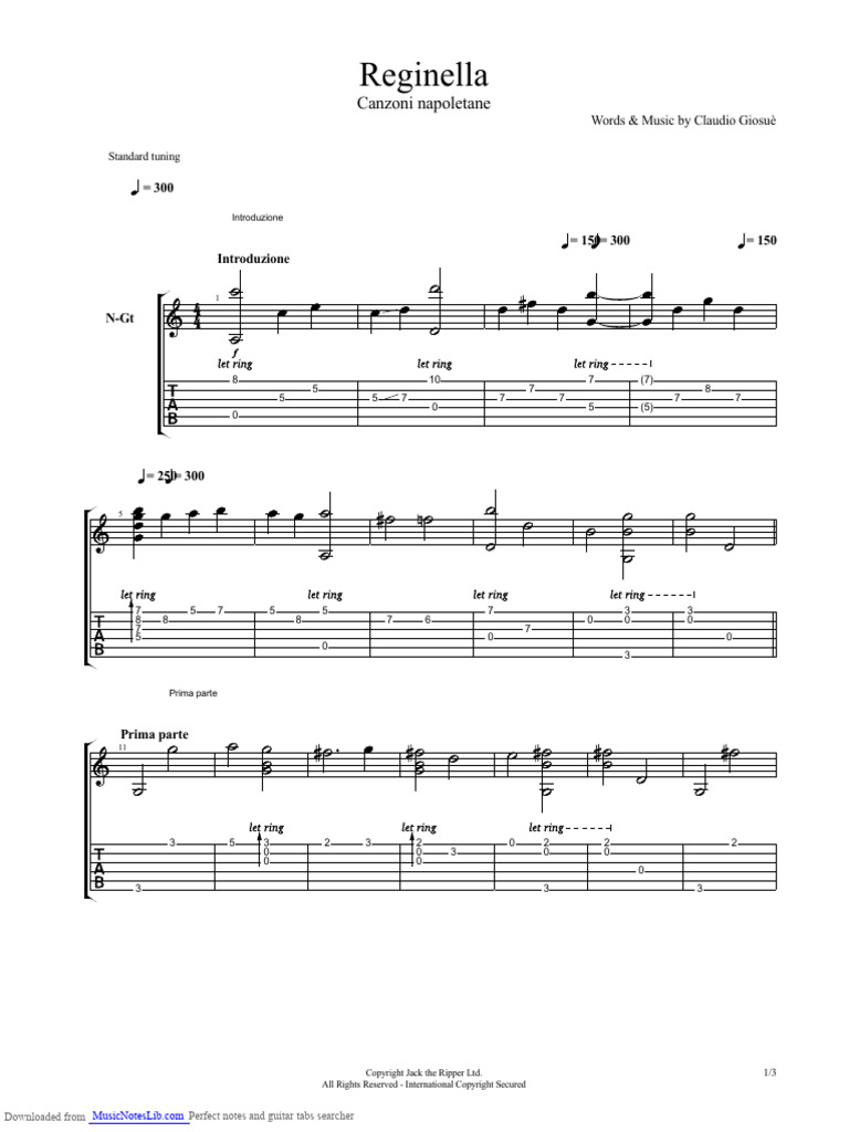 Chitarra Classica-Reginella | PDF