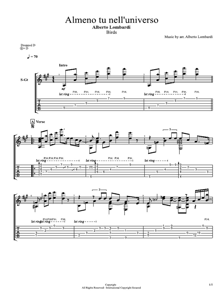 Almeno Tu Nell'Universo | PDF