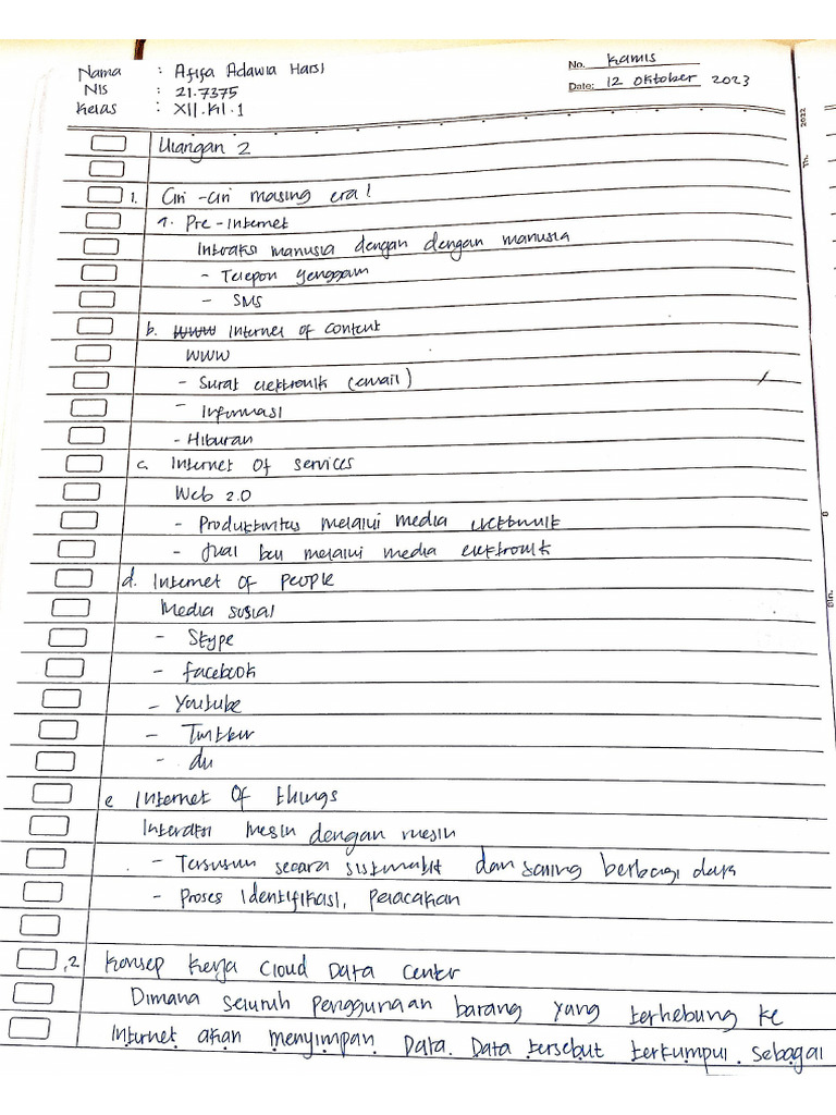 Afifa Adawia Harsi - XII KI 1 | PDF