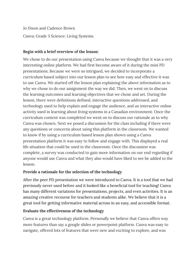 micro teach reflection | PDF