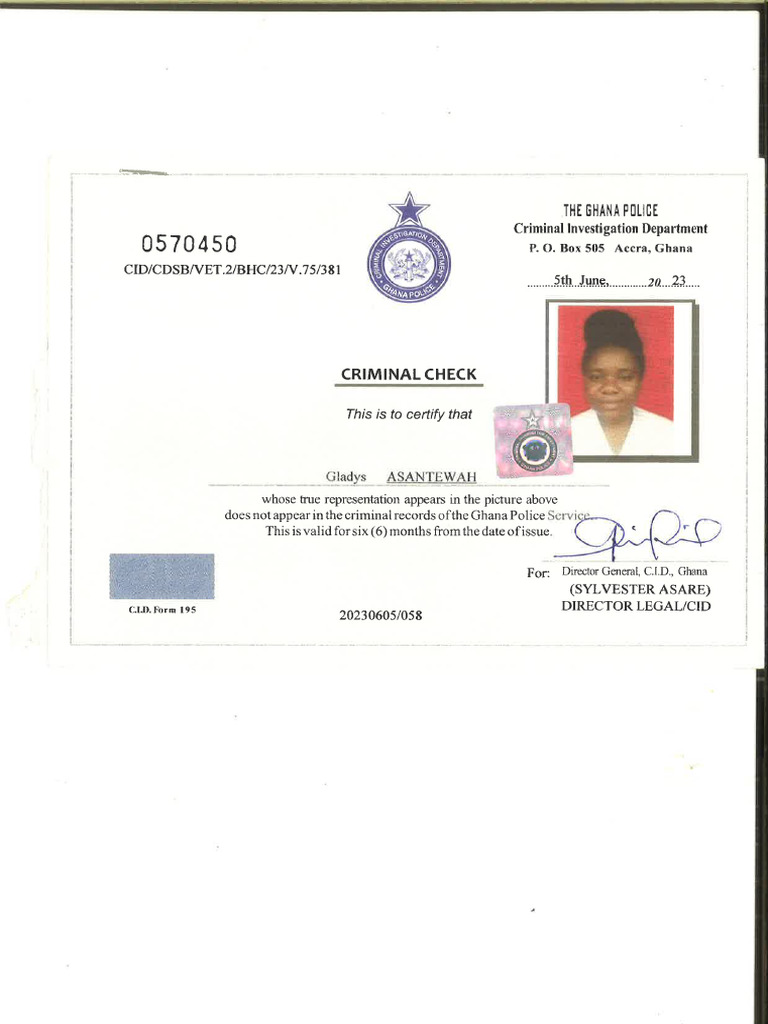 Police Clearance | PDF