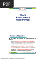 Workplace Environment Measurement Procedure | PDF | Personal Protective ...