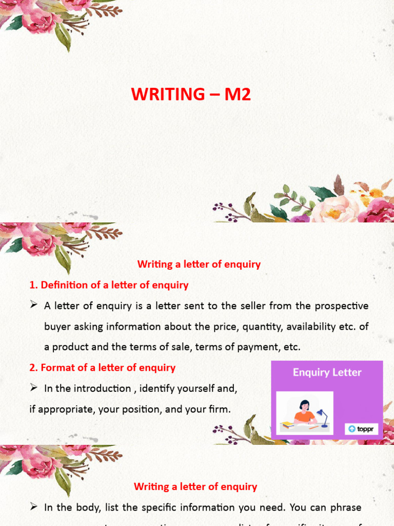 Writing - m2 - SV | PDF