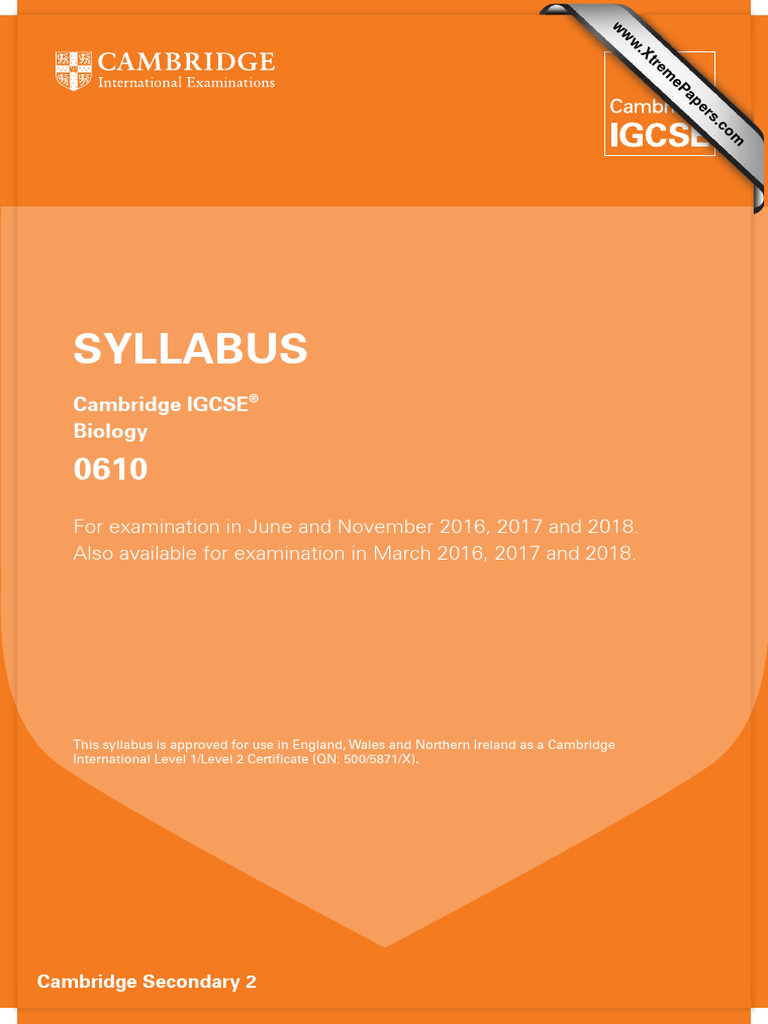 Cambridge Secondary 2 SYLLABUS Cambridge | PDF