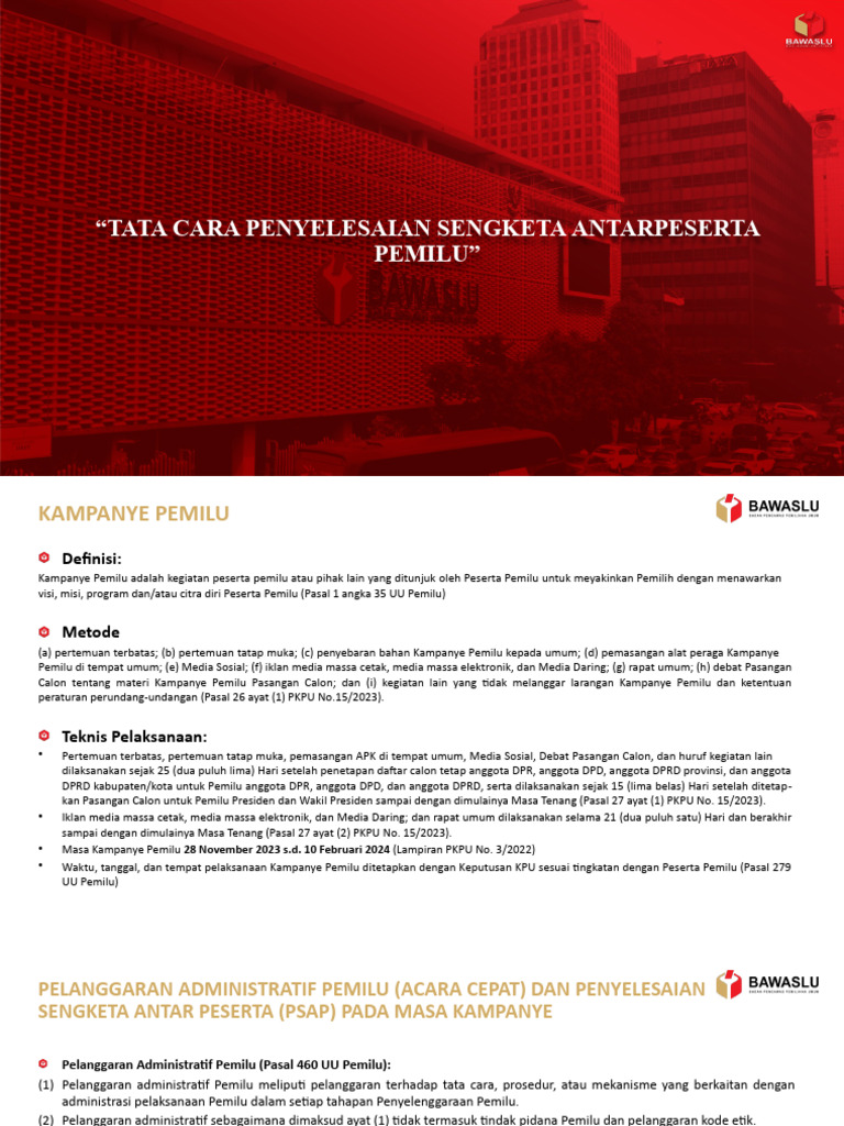 Slide Bahan Raker Psap | PDF | Hukum