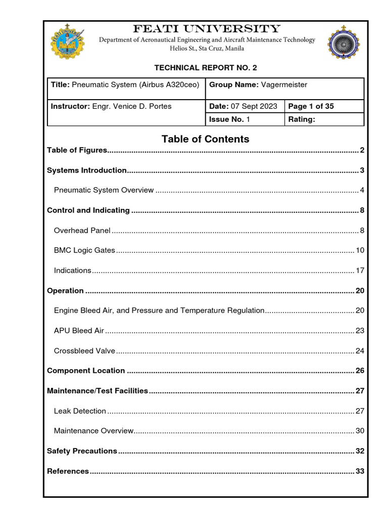 Technical Report - Pneumatic System | PDF