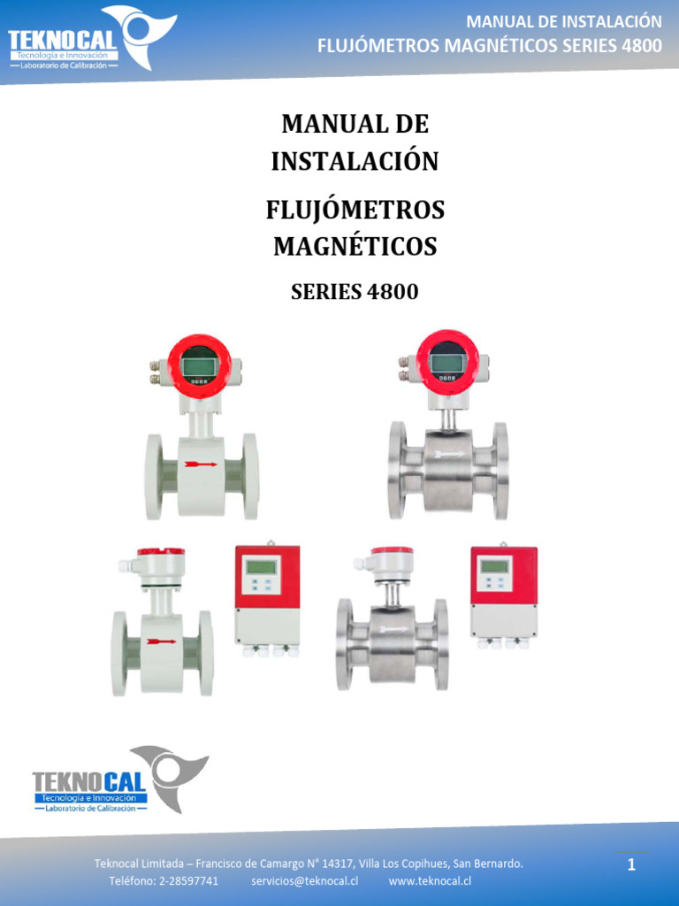 Manual de Instalación Flujometro | PDF