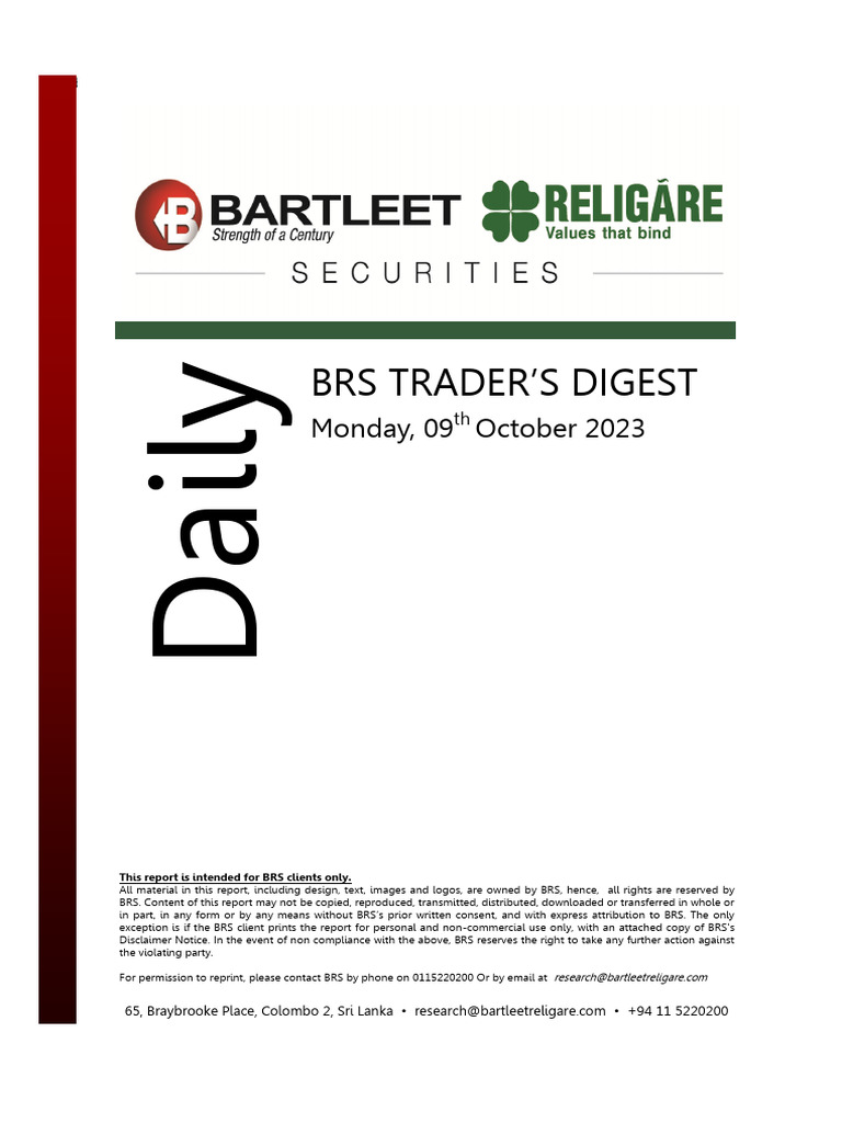Trader's Daily Digest 09.10.2023 | PDF