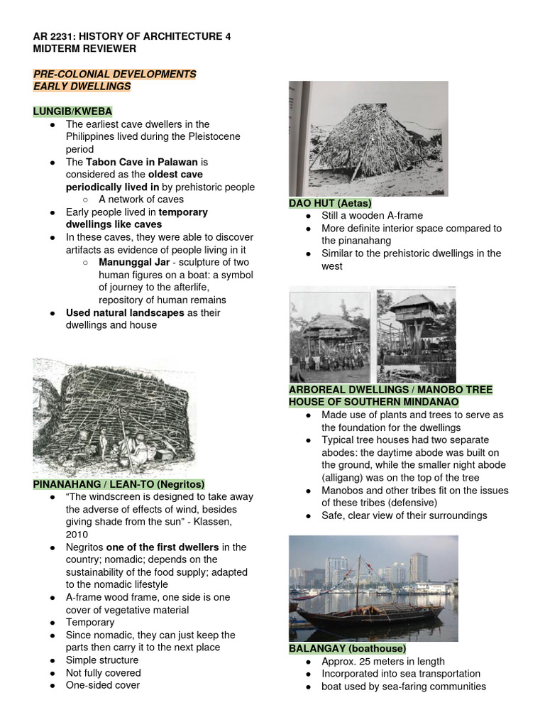 AR 2231: History of Architecture 4 - Midterm Reviewer | PDF