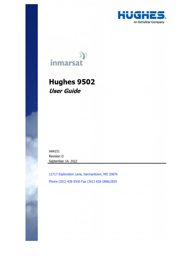 Hughes 9502 User Guide Rev D | PDF | World Wide Web | Internet & Web
