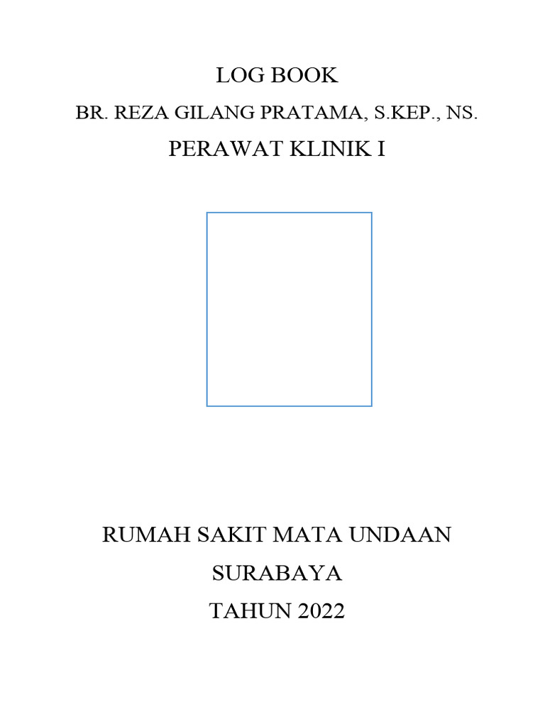 Log Book Keperawatan RS Mata Undaan | PDF