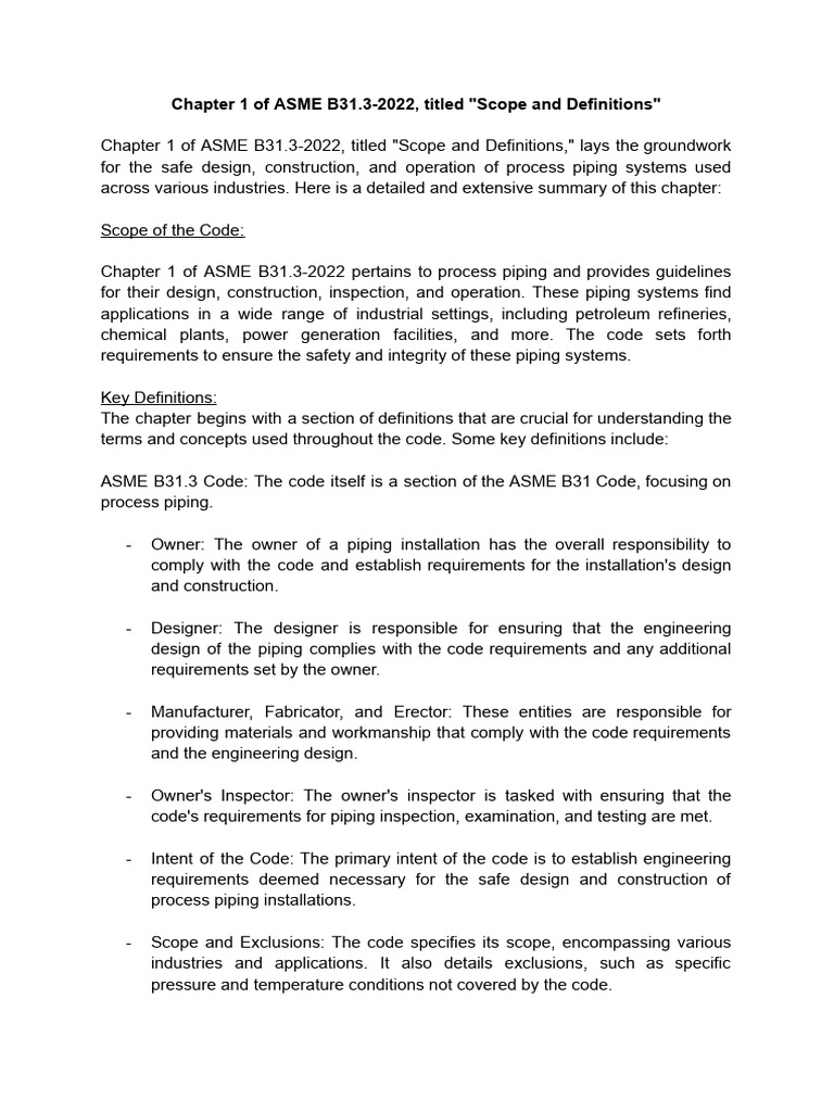 Chapter 1 of ASME B31 | PDF | Significant Figures | Rounding