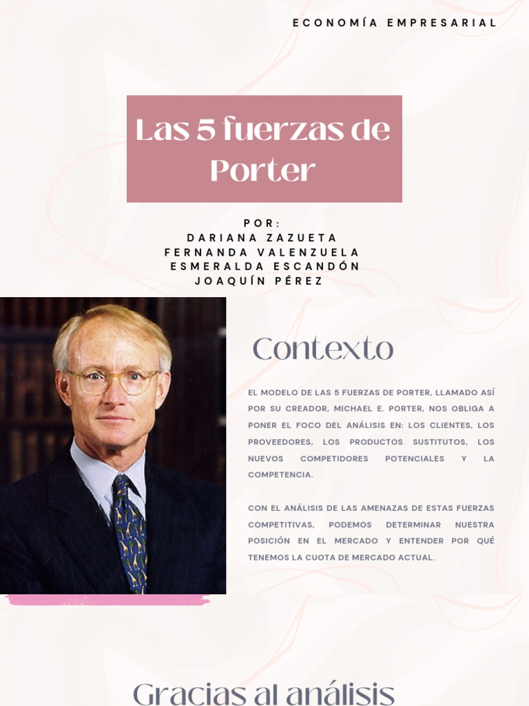 Las 5 Fuerzas de Porter | PDF | Marketing | Mercado (economía) Las 5 Fuerzas de Porter | PDF | Marketing | Mercado (economía)