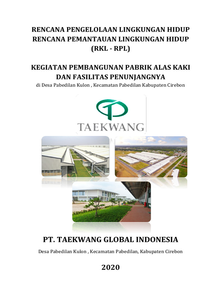 RKL-RPL PT. Taekwang Global Indonesia | PDF | Sains & Matematika ...