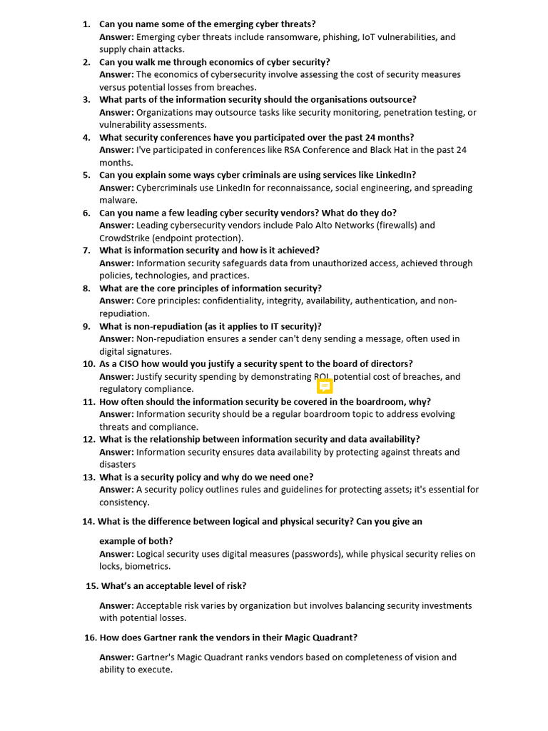 Interview Question 1 - 30 | PDF Interview Question 1 - 30 | PDF