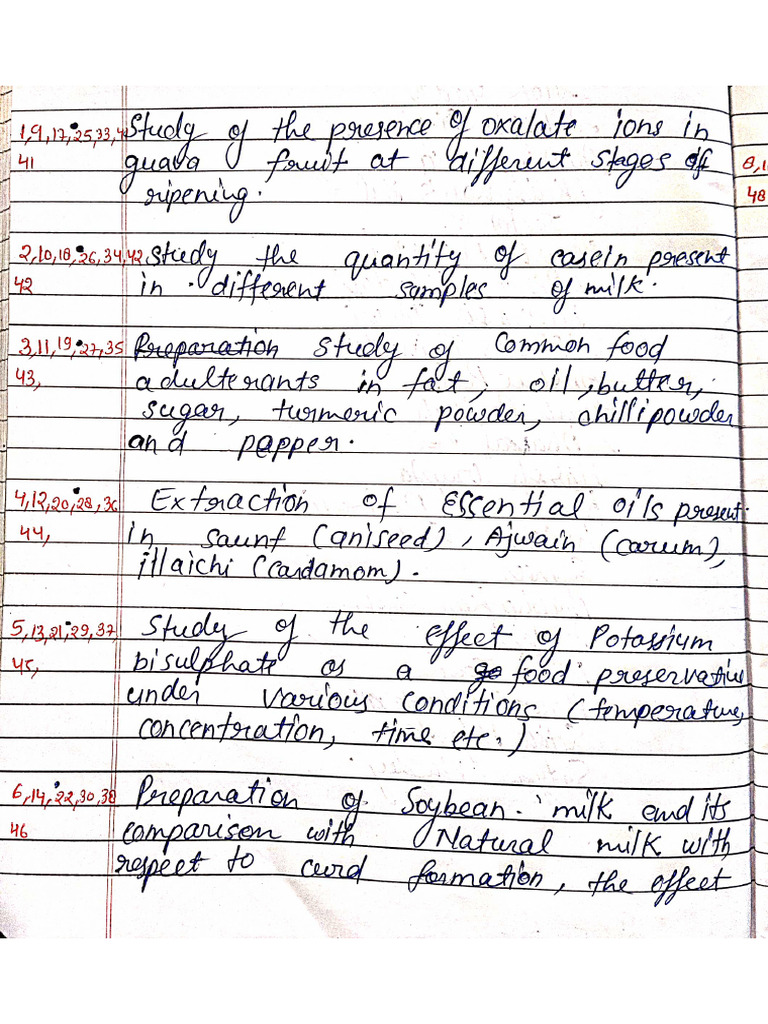 chemistry project work topics | PDF