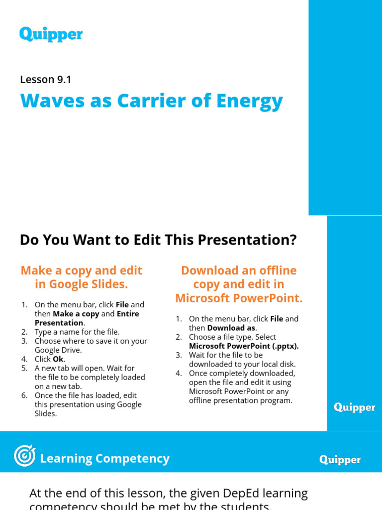 Waves: Energy Carriers Explained | PDF