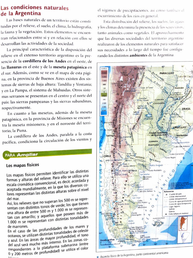 Relieve de Argentina | PDF