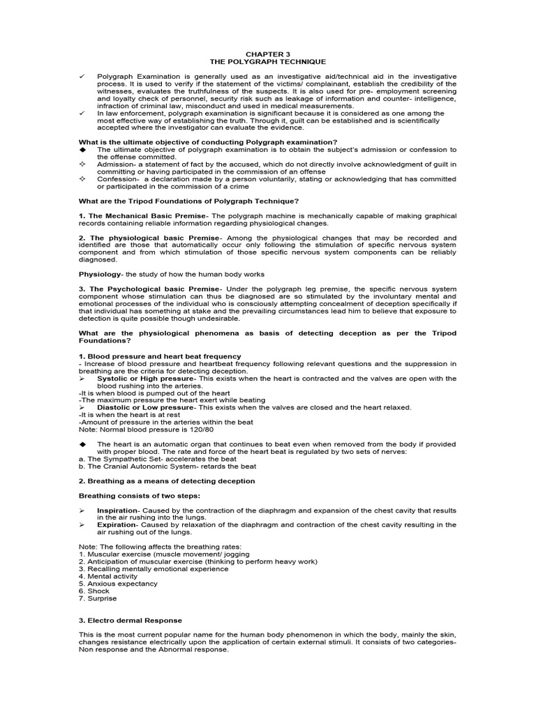 Chapter 3 | PDF | Polygraph | Heart