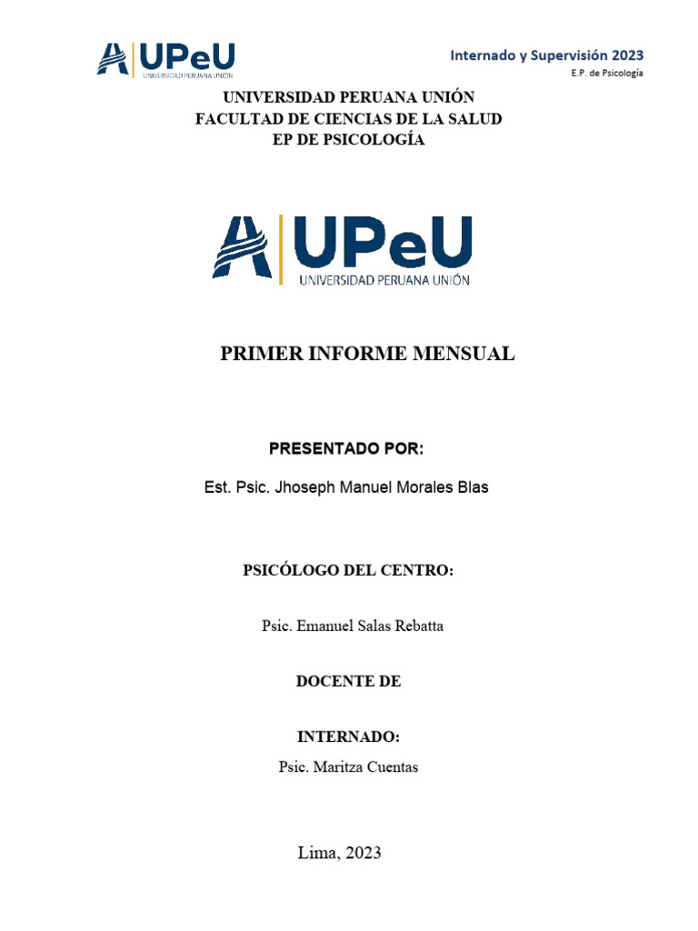 Segundo Informe Mensual Caide | PDF