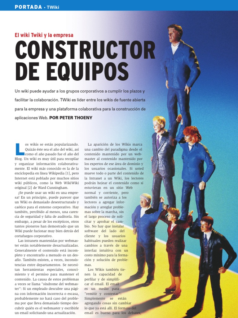 TWiki: Wiki Corporativo para Colaboración Empresarial | PDF | Wiki ...