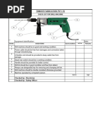 Portable Power Tools Inspection Checklist | PDF