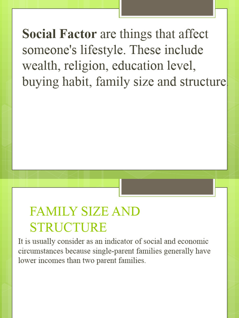 Social Factors | PDF