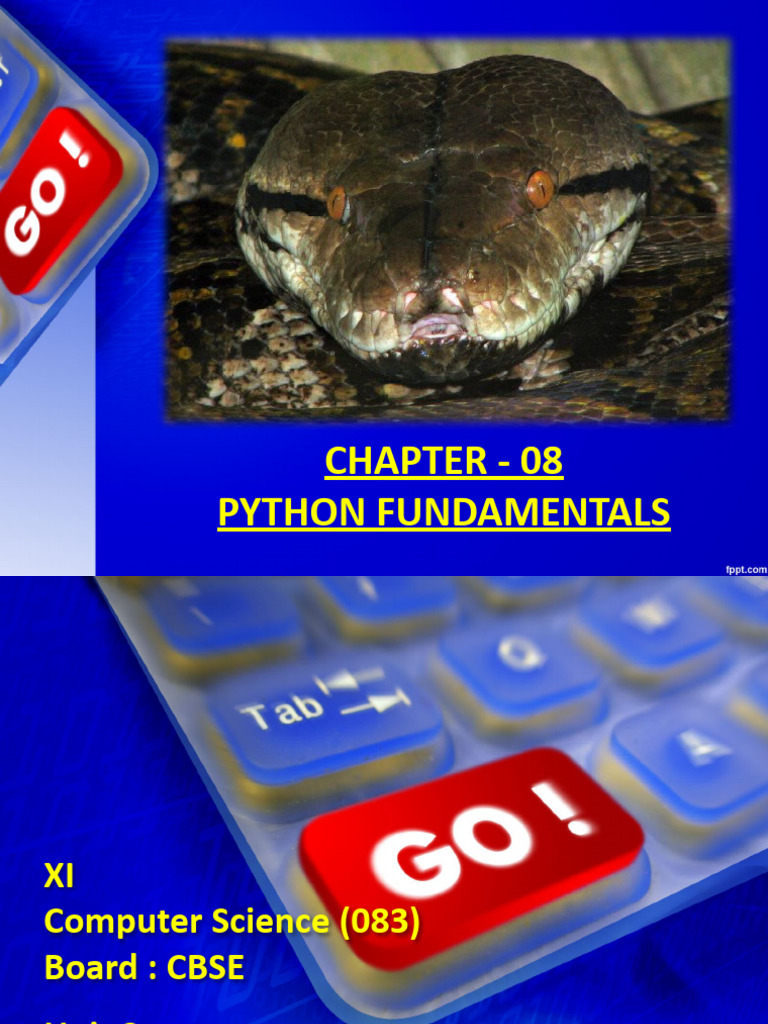 Chapter 9 Python Fundamentals | PDF