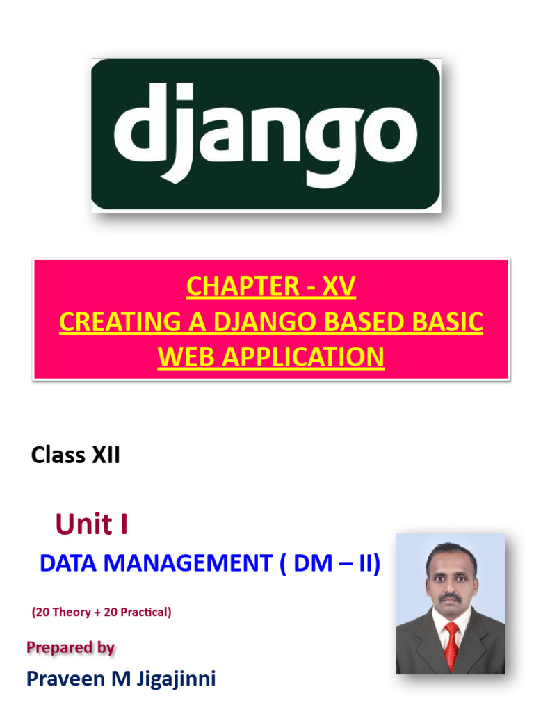 Chapter 15 Creating A DJANGO Based Basic Web Application | PDF | World ...