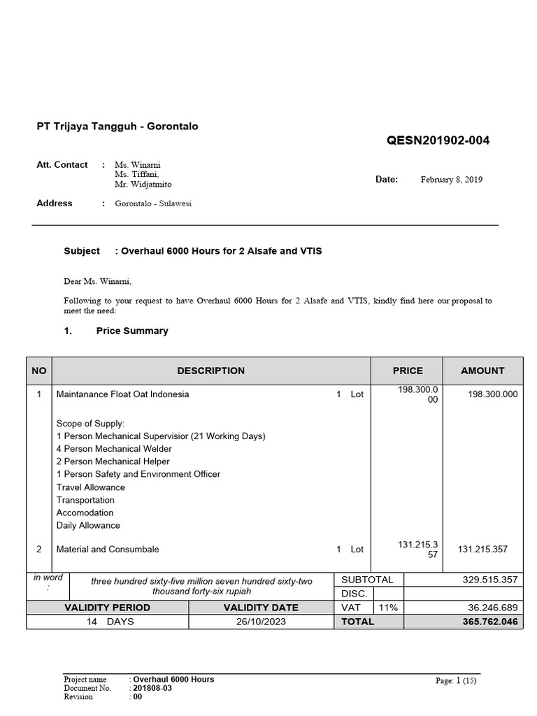 Overhaul Proposal for Alsafe & VTIS | PDF