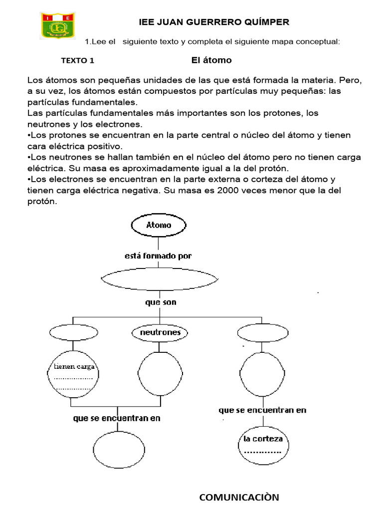 3ero FICHA MAPA CONCEPTUAL | PDF