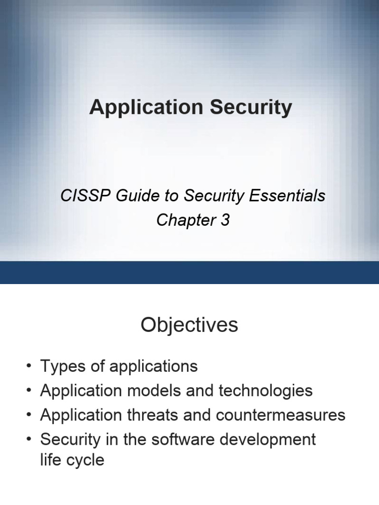 CISSP (Chapter 03) - Application Security | PDF