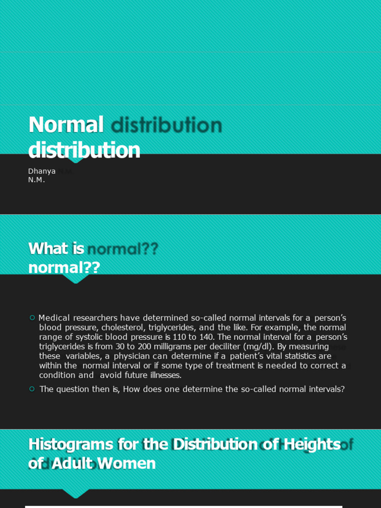 2.normal Distribution | PDF | Errors And Residuals | Clinical Medicine