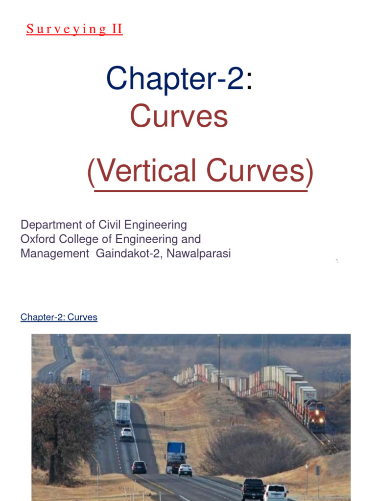 Verticle Curve | PDF | Teaching Methods & Materials