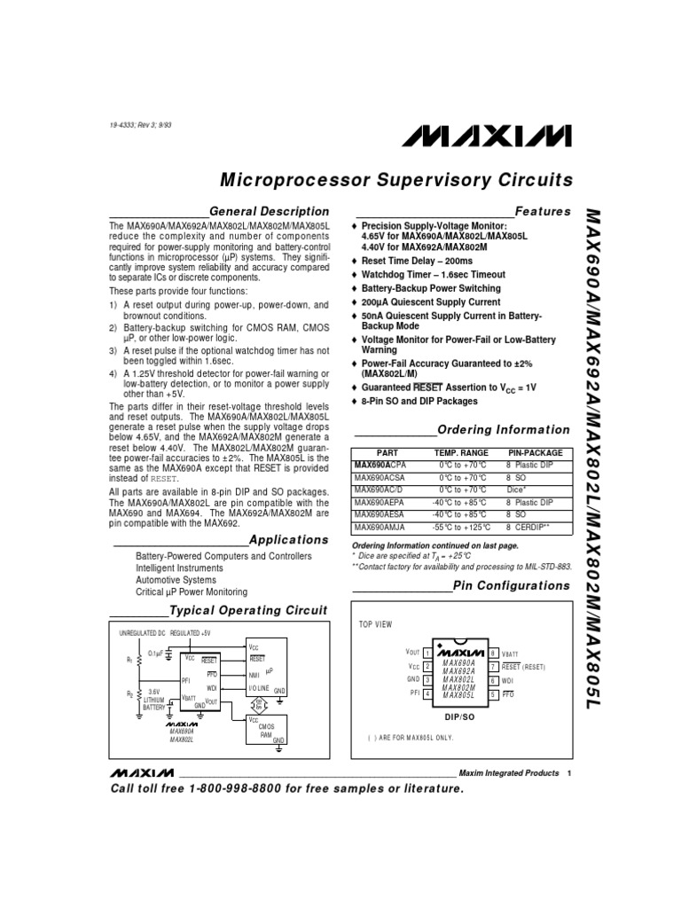 Max 690 Ds | PDF