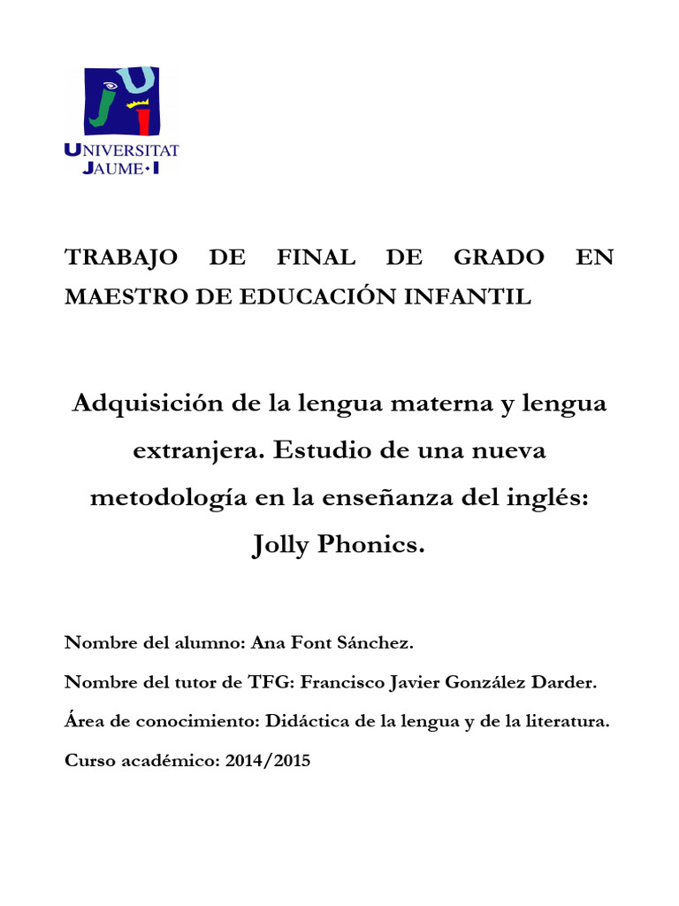 Adquisición de La Lengua Materna y Lengua Extranjera | PDF