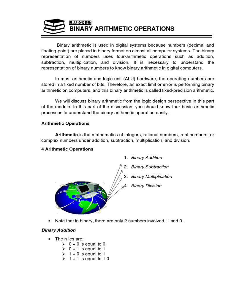 Lesson 5 Binary Arithmetic Operations | PDF | Division (Mathematics ... Lesson 5 Binary Arithmetic Operations | PDF | Division (Mathematics ...