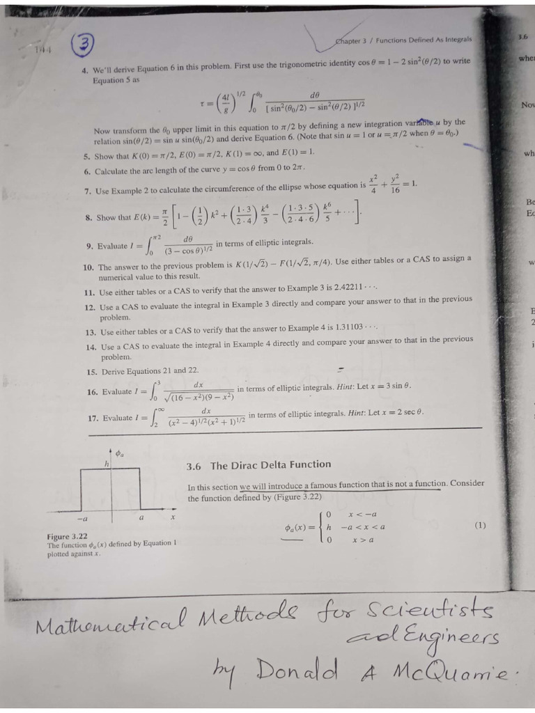 Dirac Delta Functions by Donald | PDF