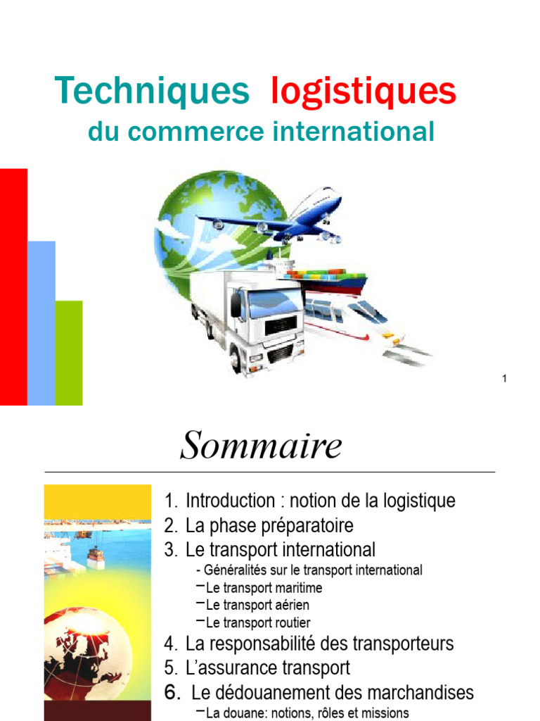 Logistique Internationale Fiche Métier – LMORWY